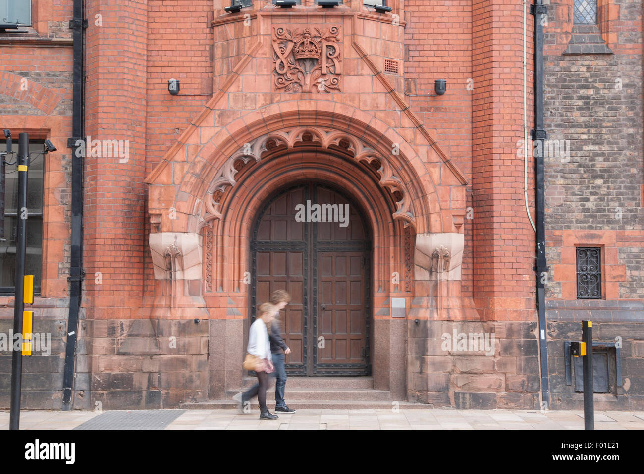Liverpool University Victoria Building by Alfred Waterhouse 1892 Stock ...