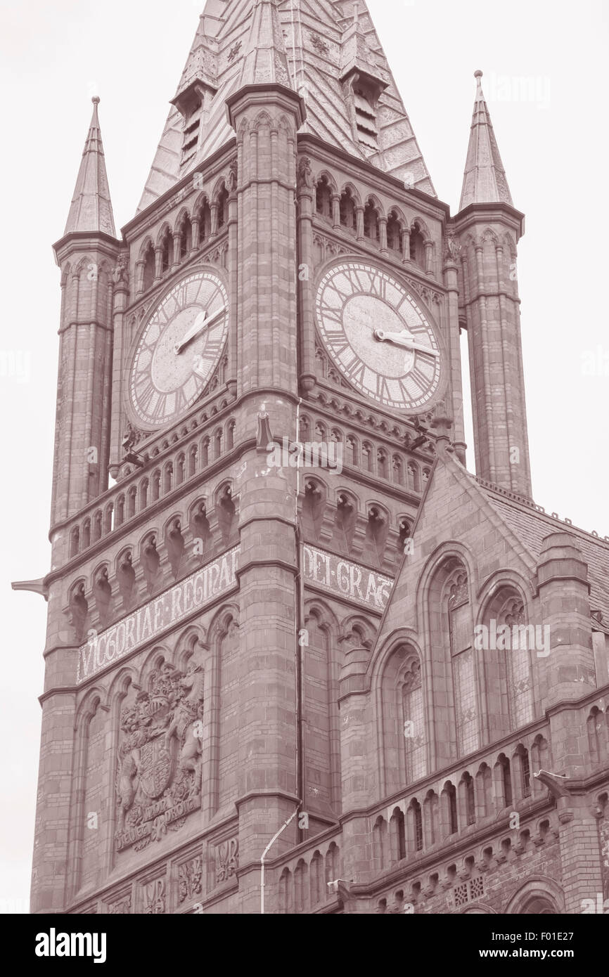 Liverpool University Victoria Building in Black and White Sepia Tone by ...
