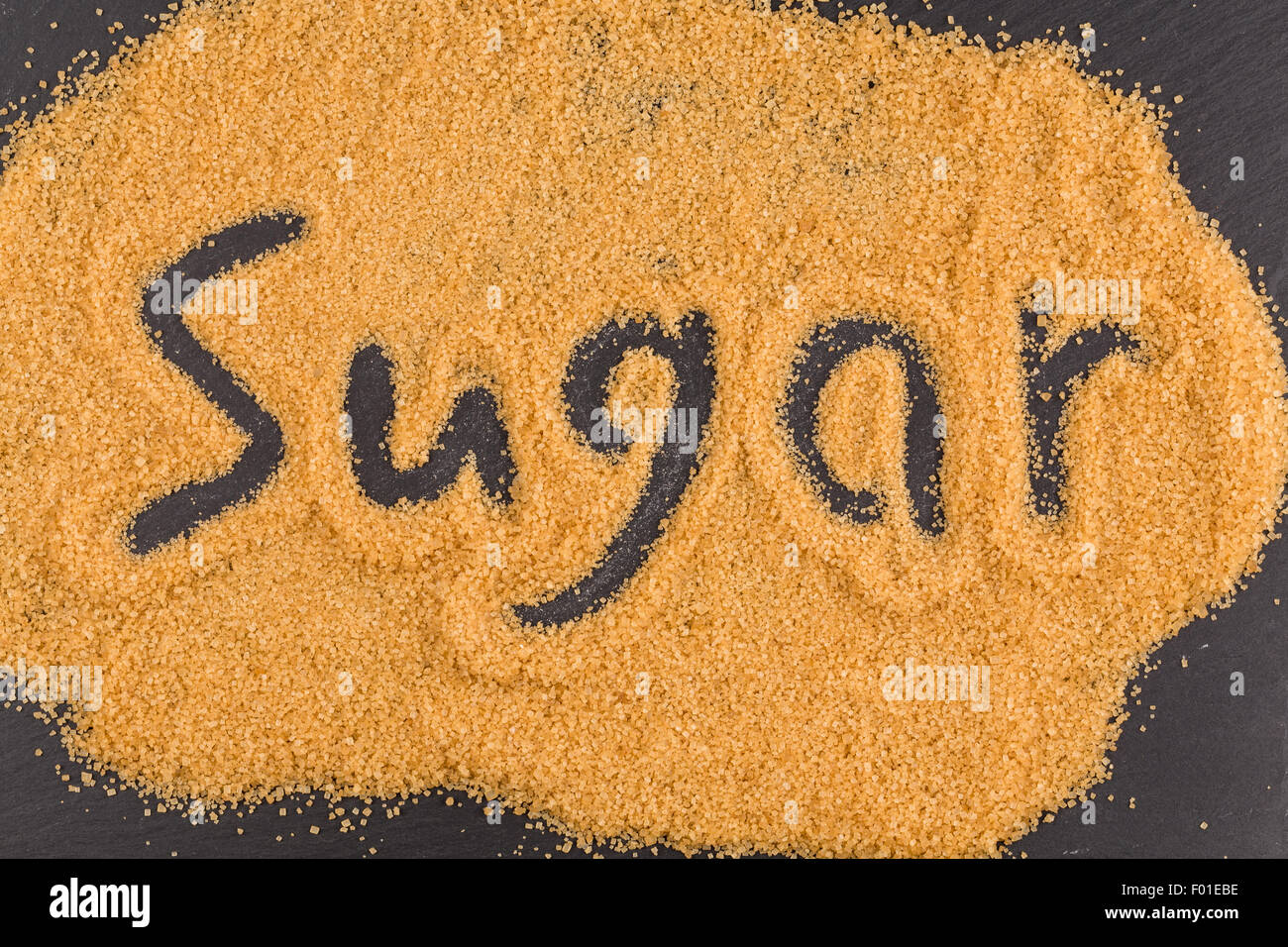 Sugar granulated word hi-res stock photography and images - Alamy