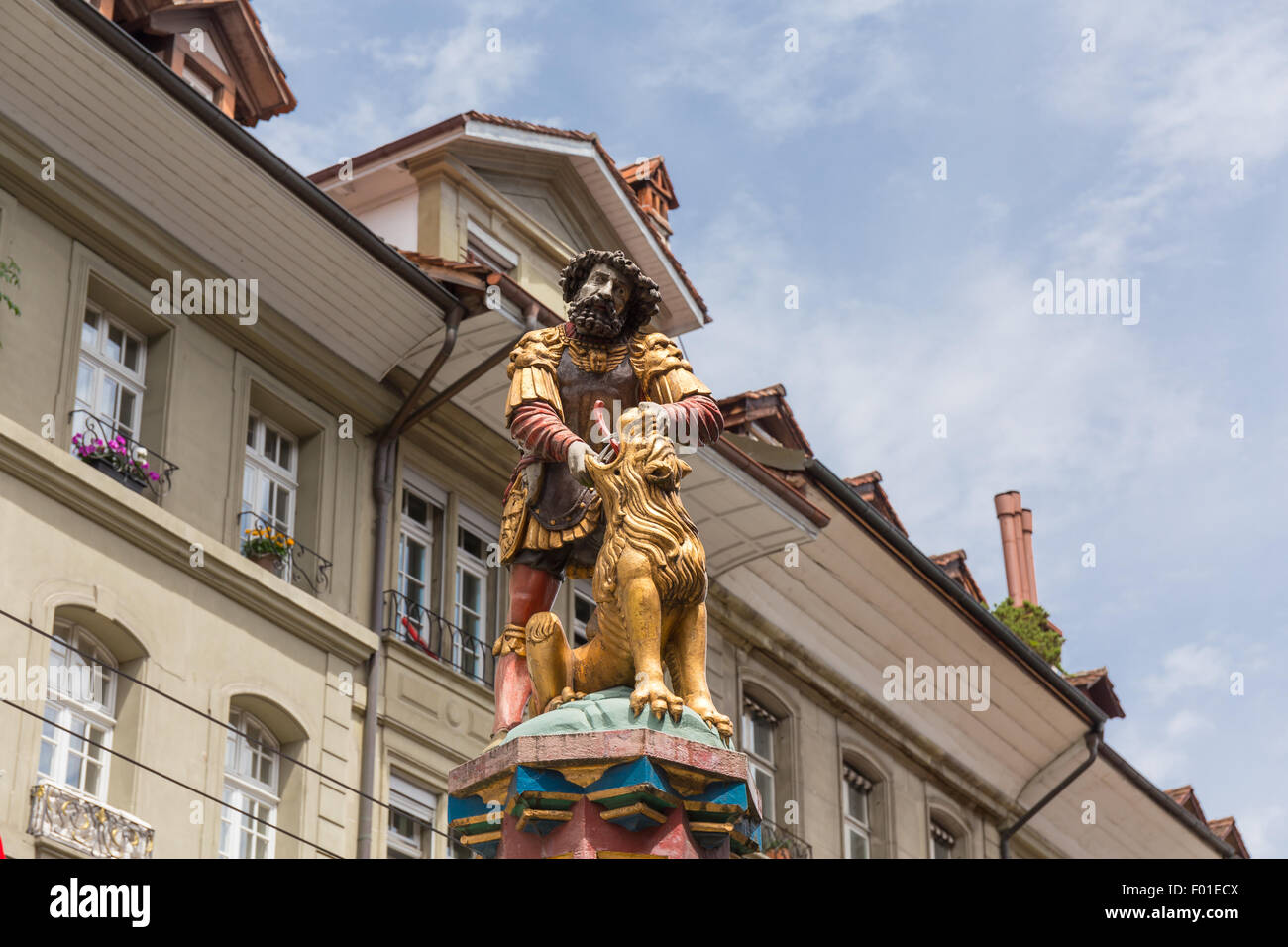 Bern Fountain Monument Lion High Resolution Stock Photography and ...