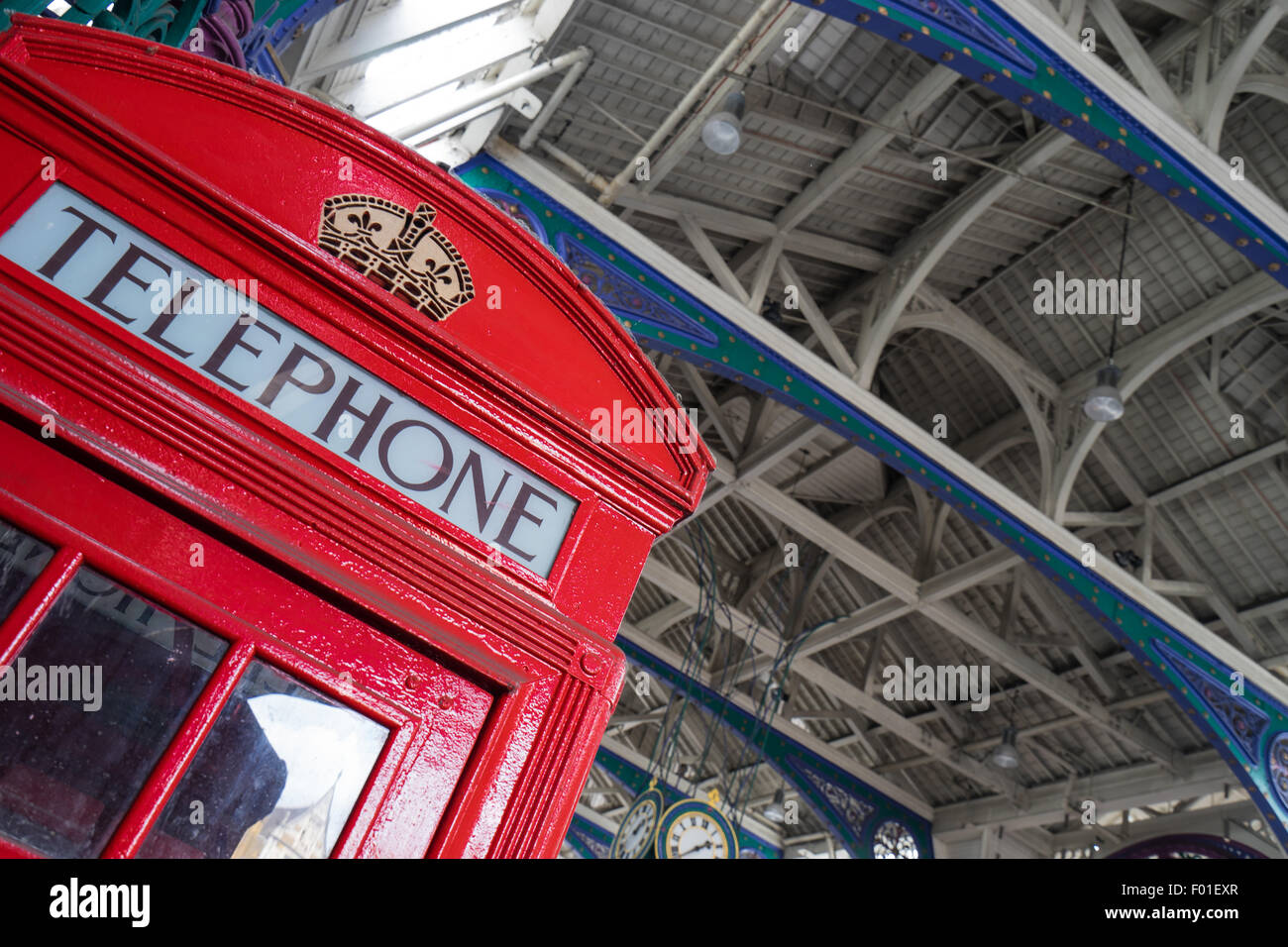 The inside of a red telephone box hi-res stock photography and images ...