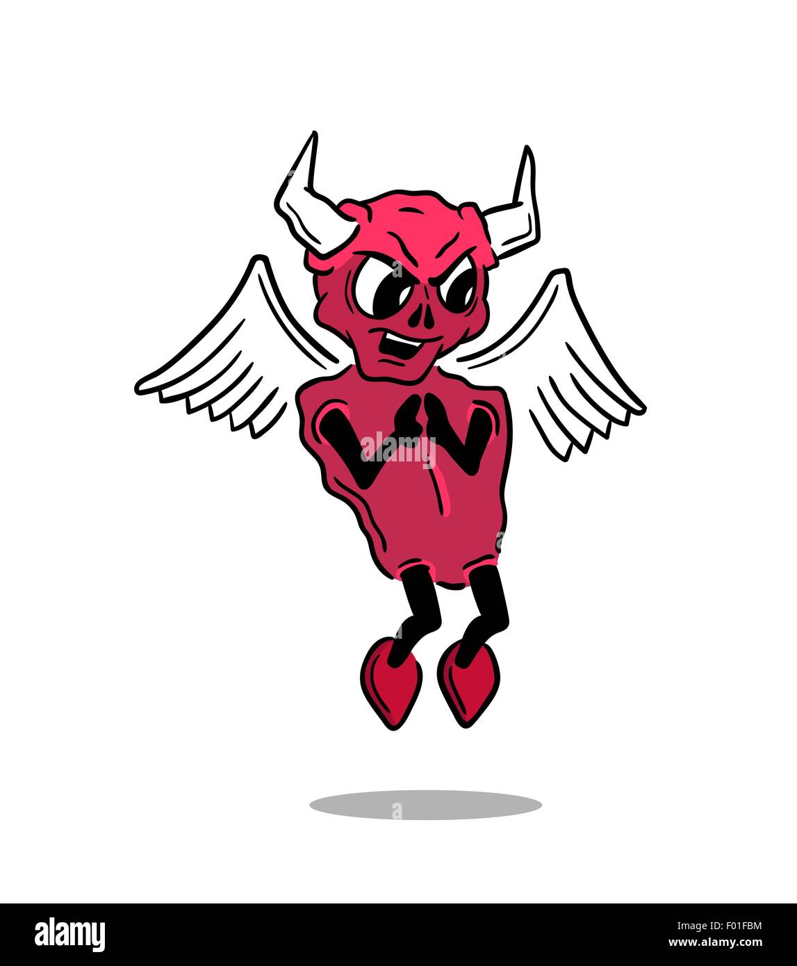 Digitally generated Evil red devil Stock Vector Image & Art - Alamy