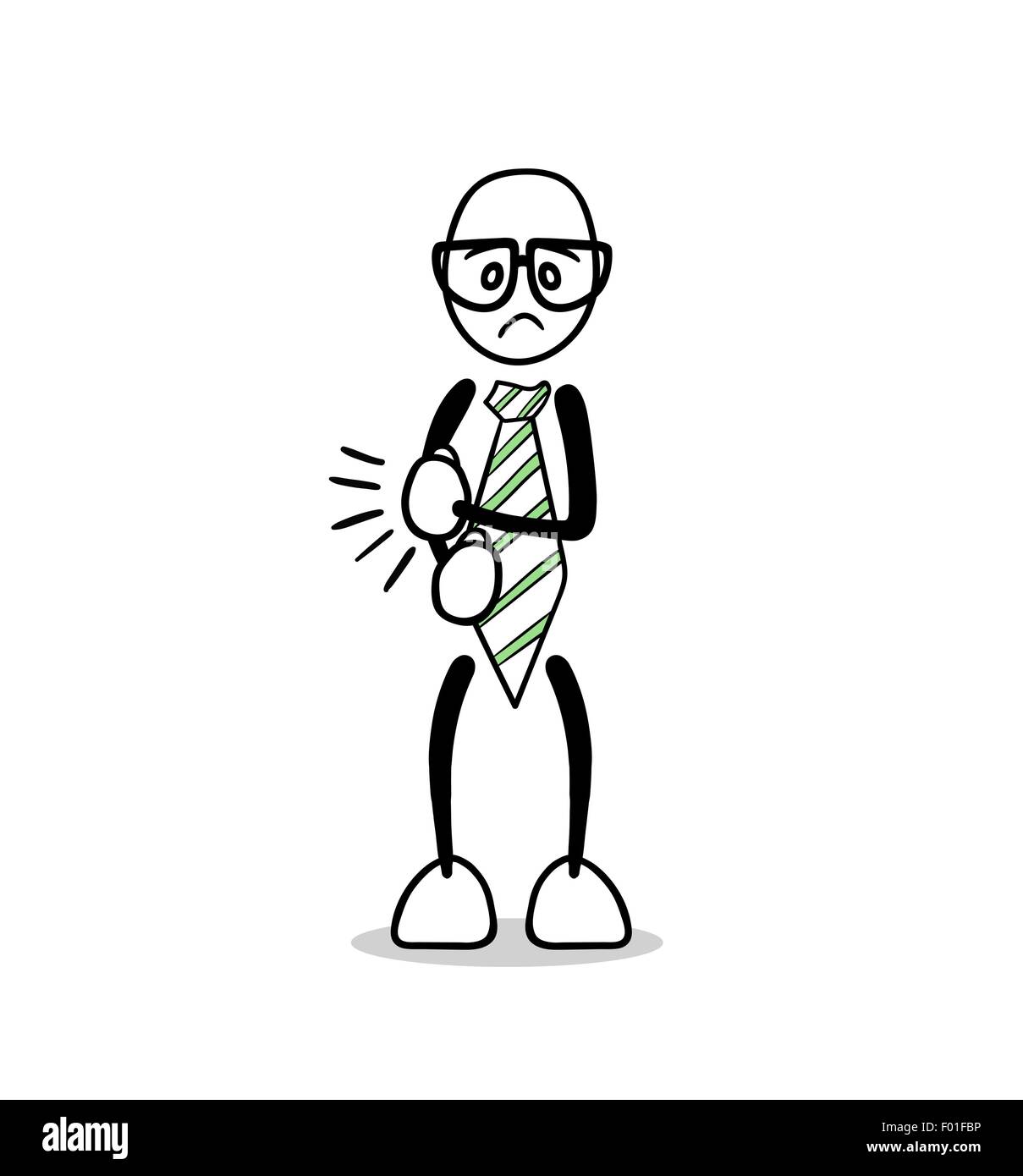 Wincing in pain Stock Vector Images - Alamy