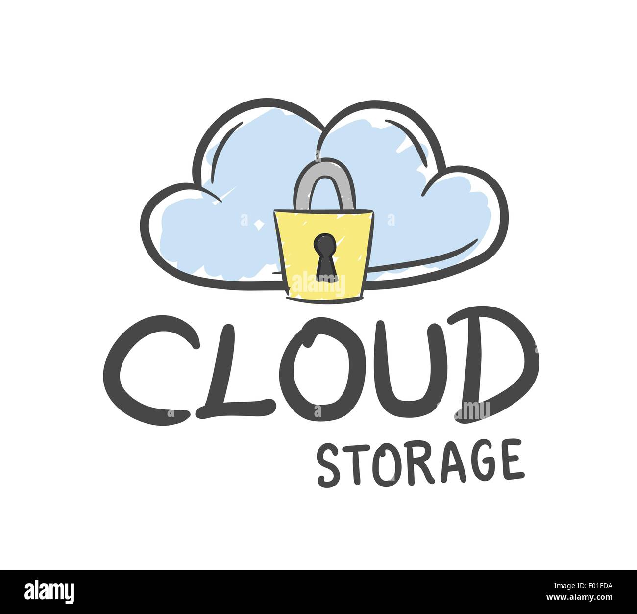 Digitally generated Cloud storage vector Stock Vector Image & Art - Alamy