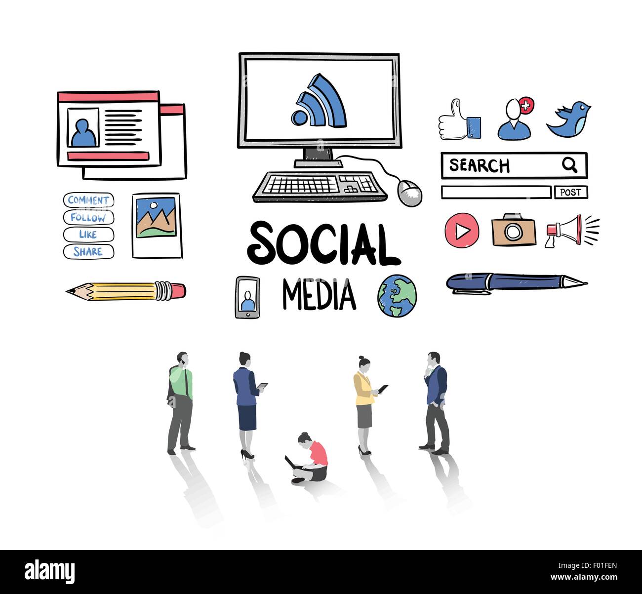 Informing people Cut Out Stock Images & Pictures - Alamy