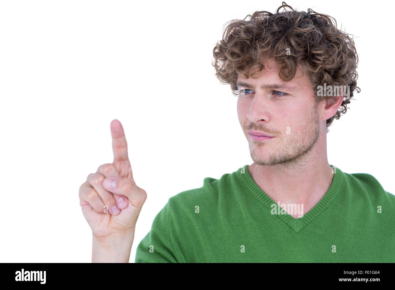 Man finger cut out hi-res stock photography and images - Alamy