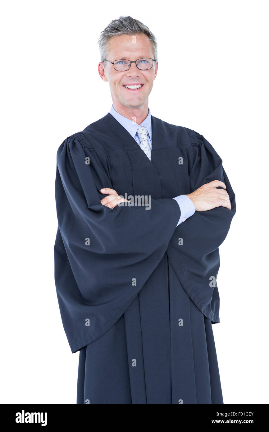 happy lawyer looking at camera Stock Photo - Alamy