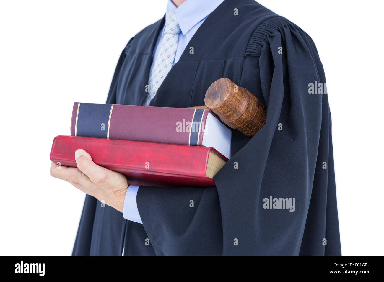 lawyer holding scales of justice Stock Photo - Alamy