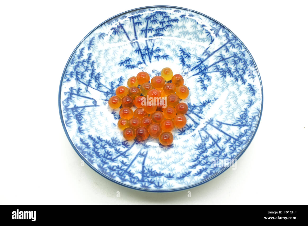 Red caviar, salmon roe on dish Stock Photo - Alamy