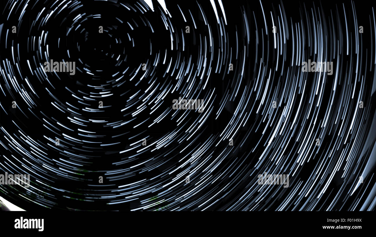 Star trails in night sky Stock Photo - Alamy