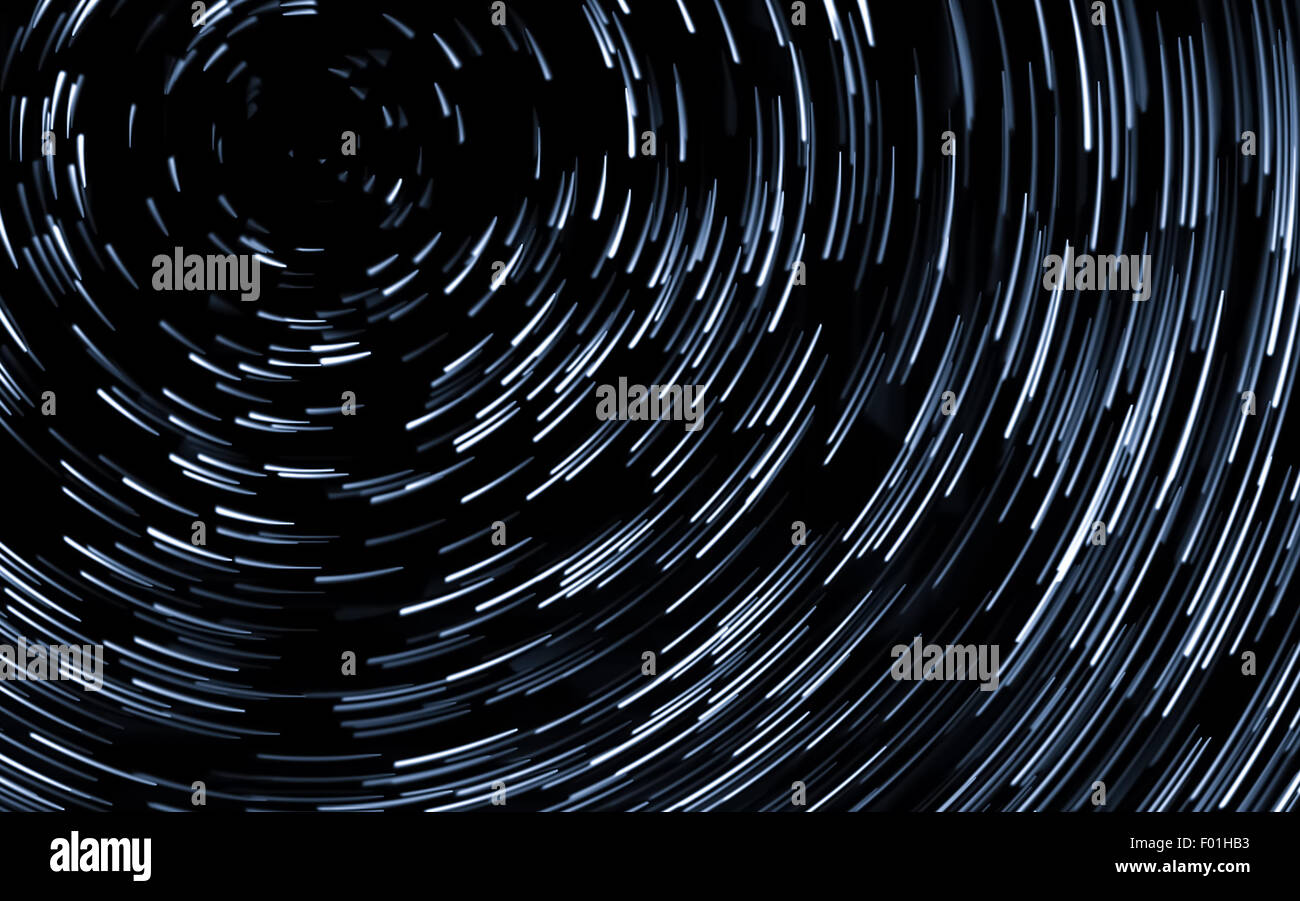 Star trails in night sky Stock Photo - Alamy
