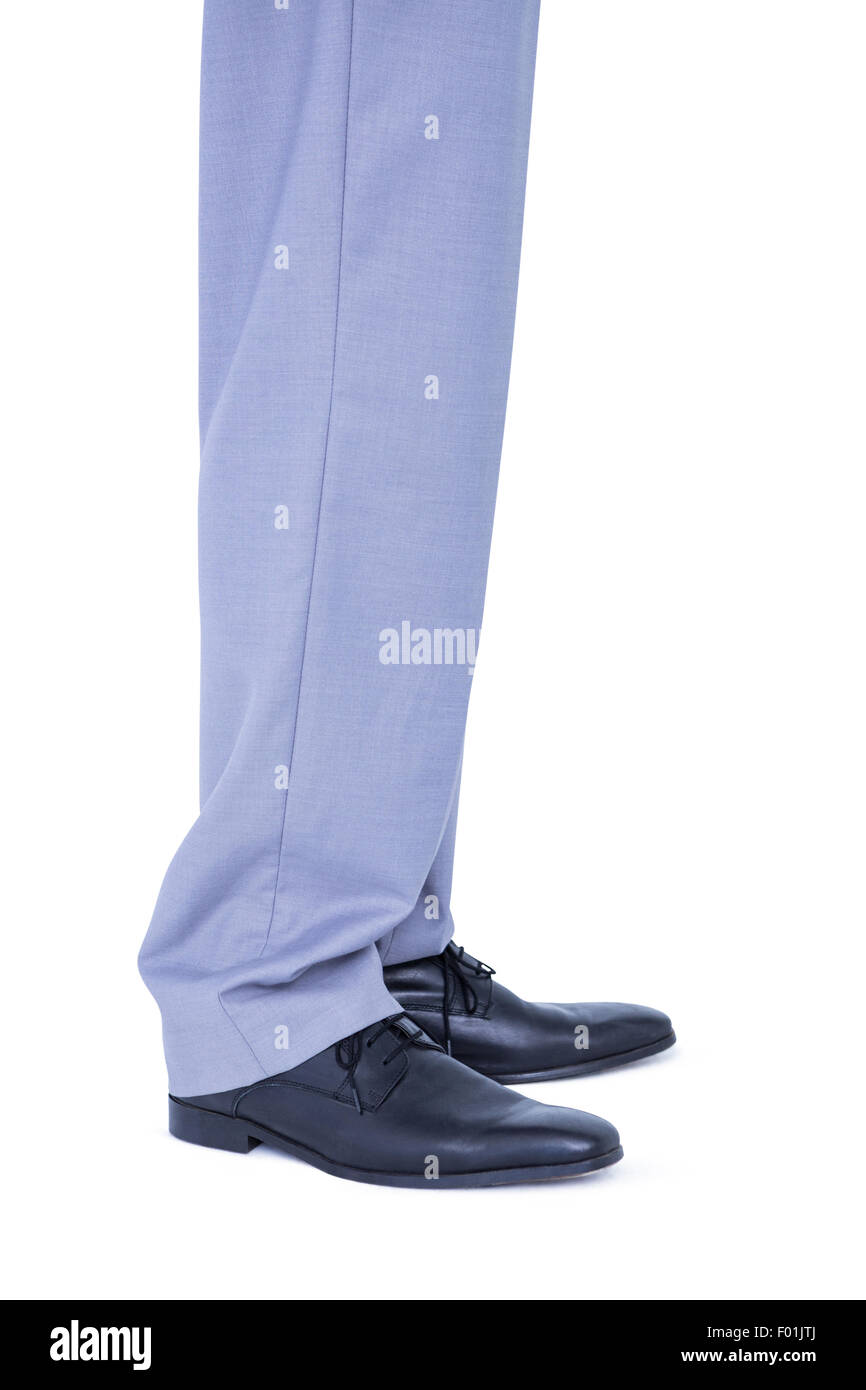 Close up view of businessman shoes Stock Photo - Alamy