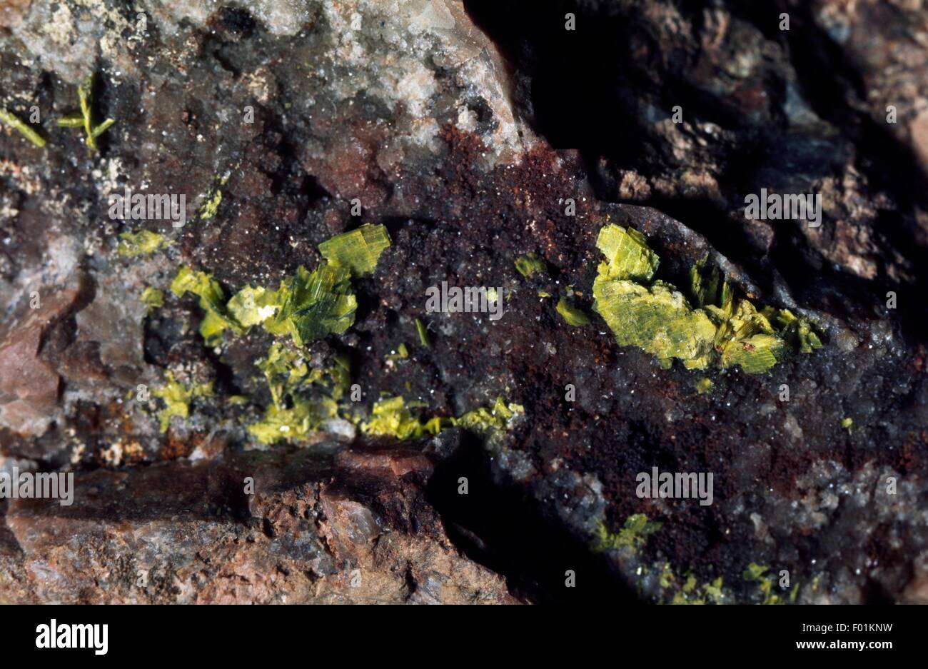 Radioactive phosphate mineral hi-res stock photography and images - Alamy