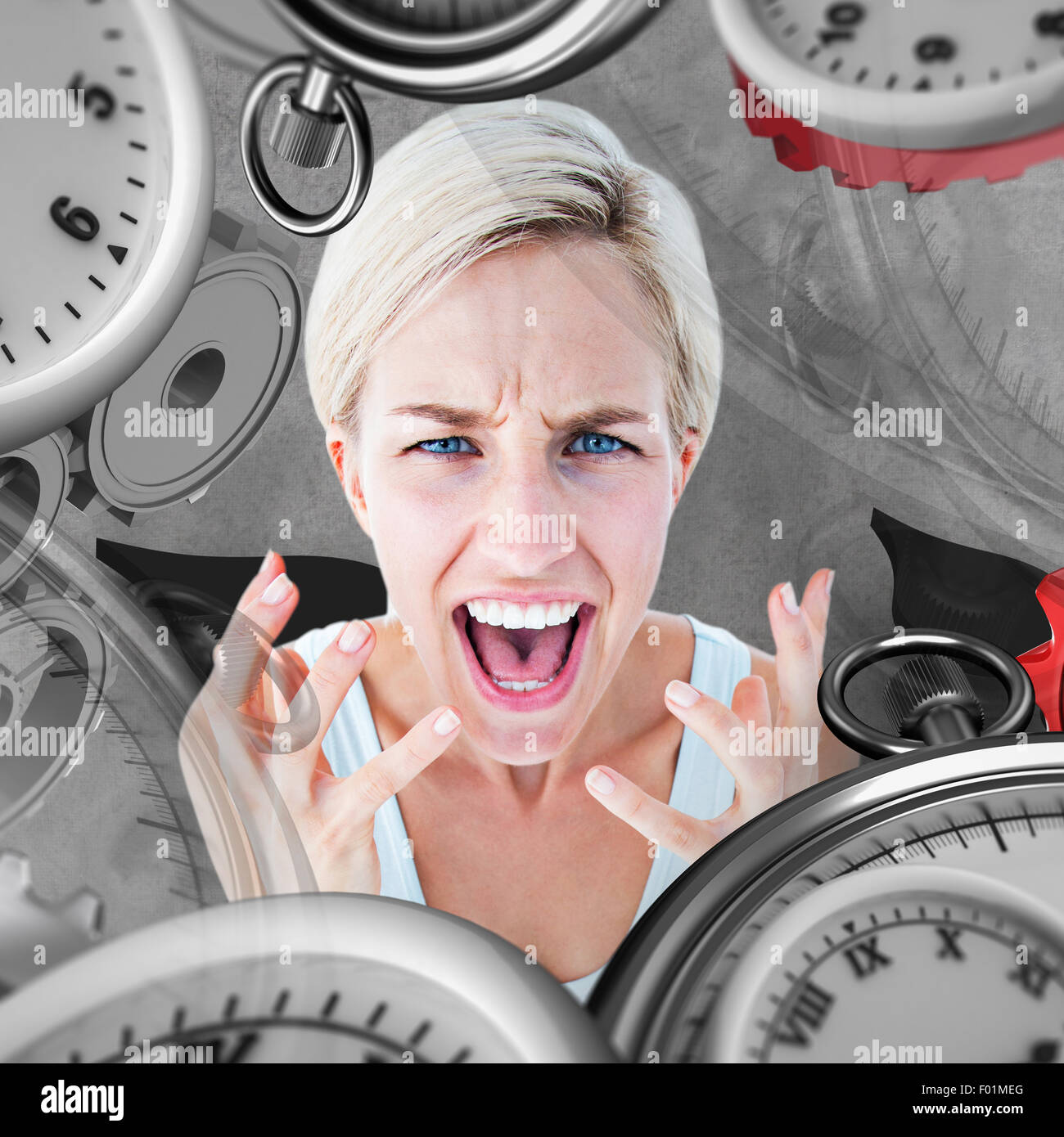 Woman yelling at you hi-res stock photography and images - Alamy