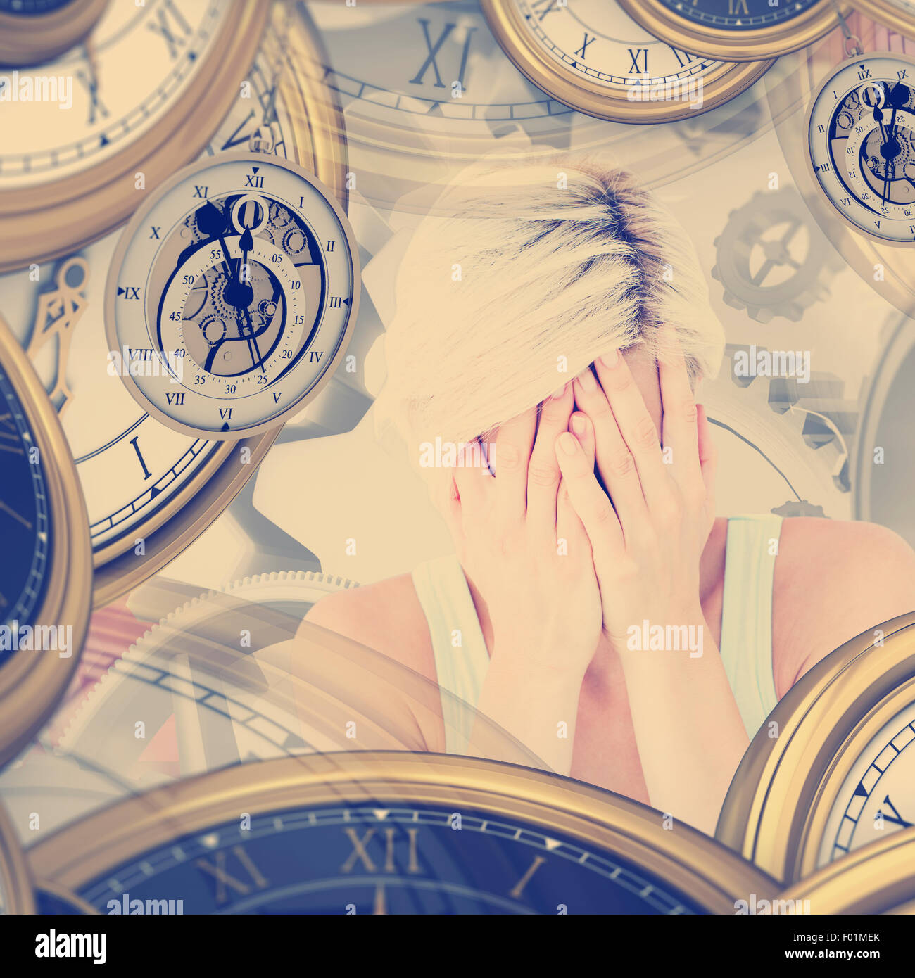 Crying hands hi-res stock photography and images - Alamy