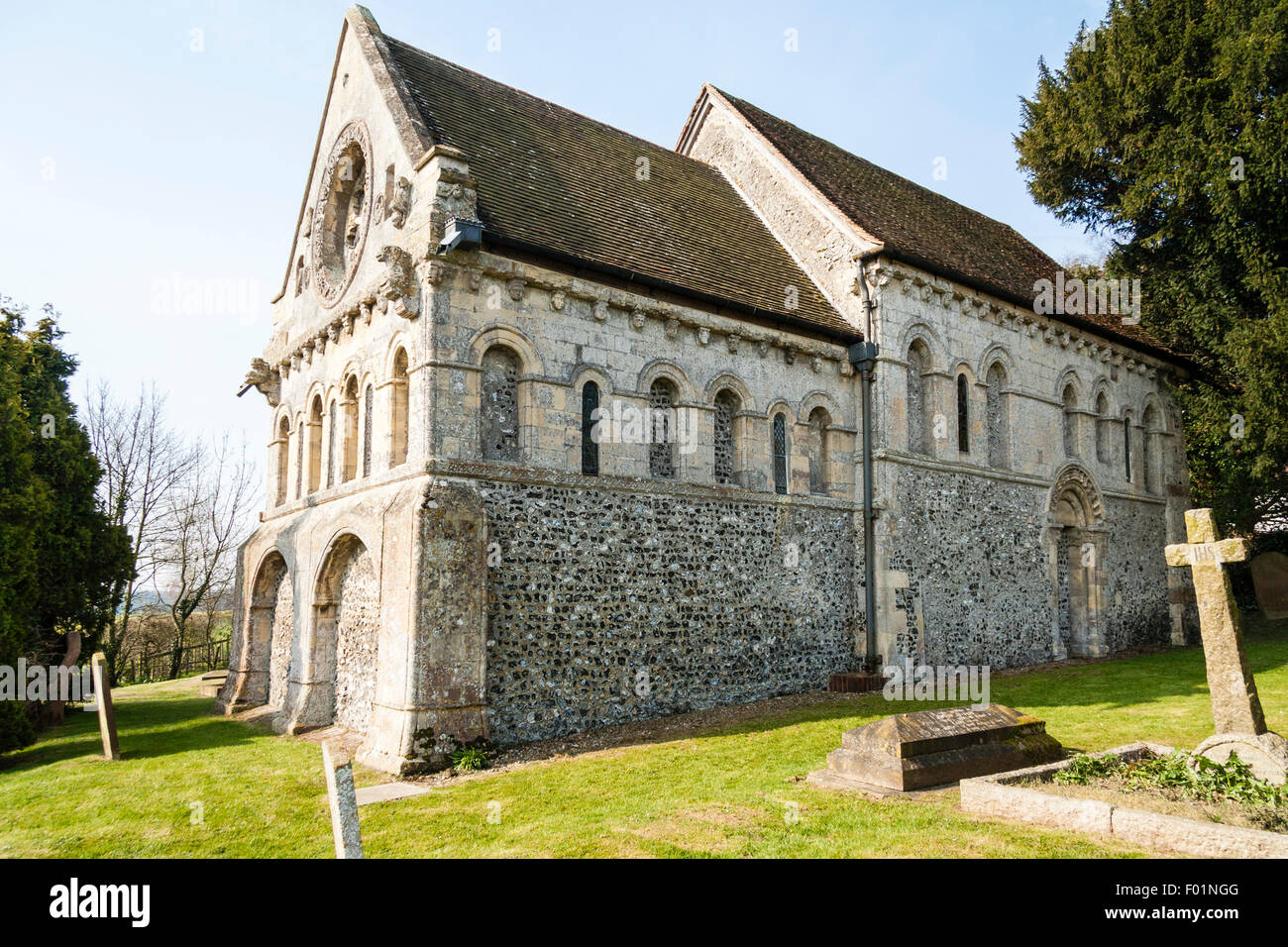 Barfreston Norman 12th century church of St Nicholas. Famous around the ...