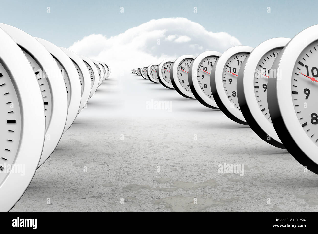 Composite image of clocks Stock Photo - Alamy
