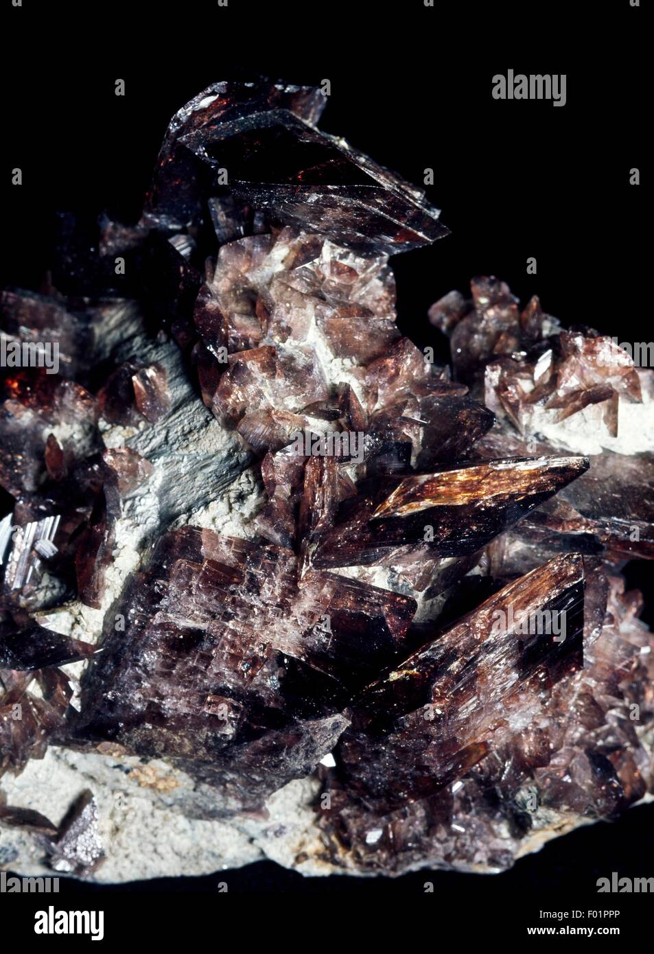 Geology axinite silicate rock hi-res stock photography and images - Alamy