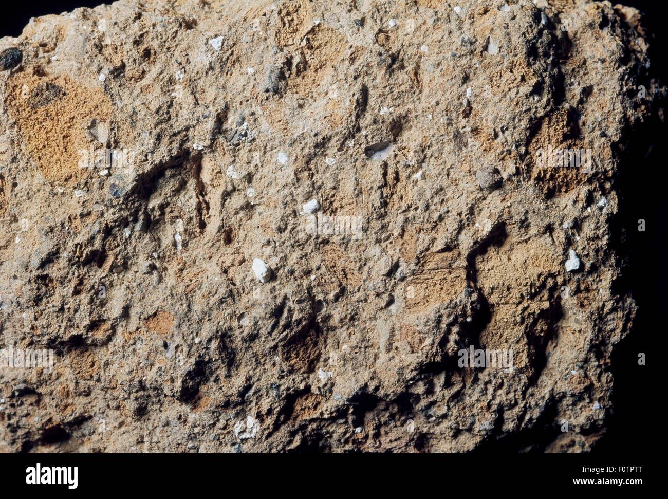 Lithoidal tuff, sedimentary rock Stock Photo - Alamy