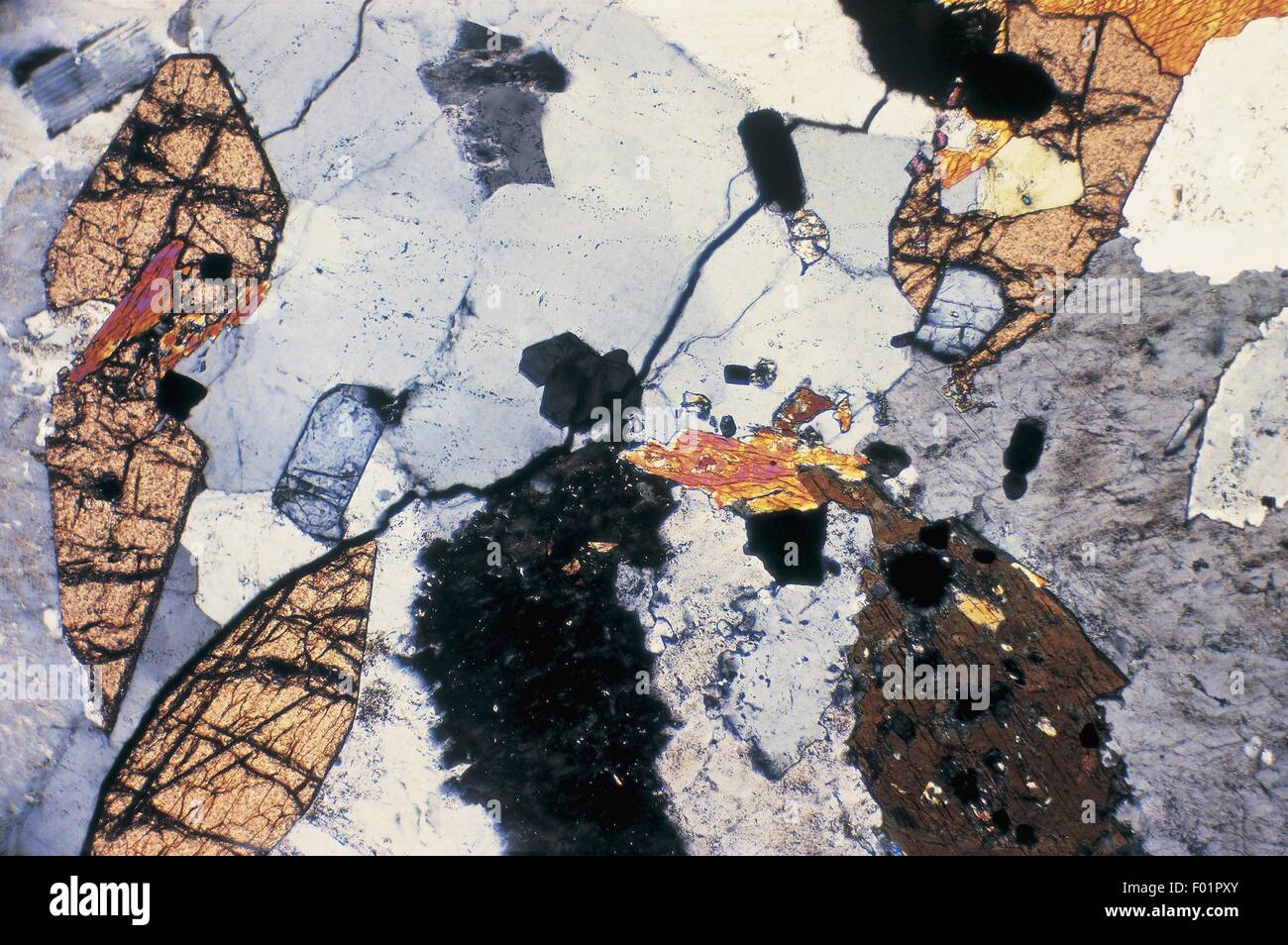 Minerals: Syenite (Rock Stock Photo - Alamy