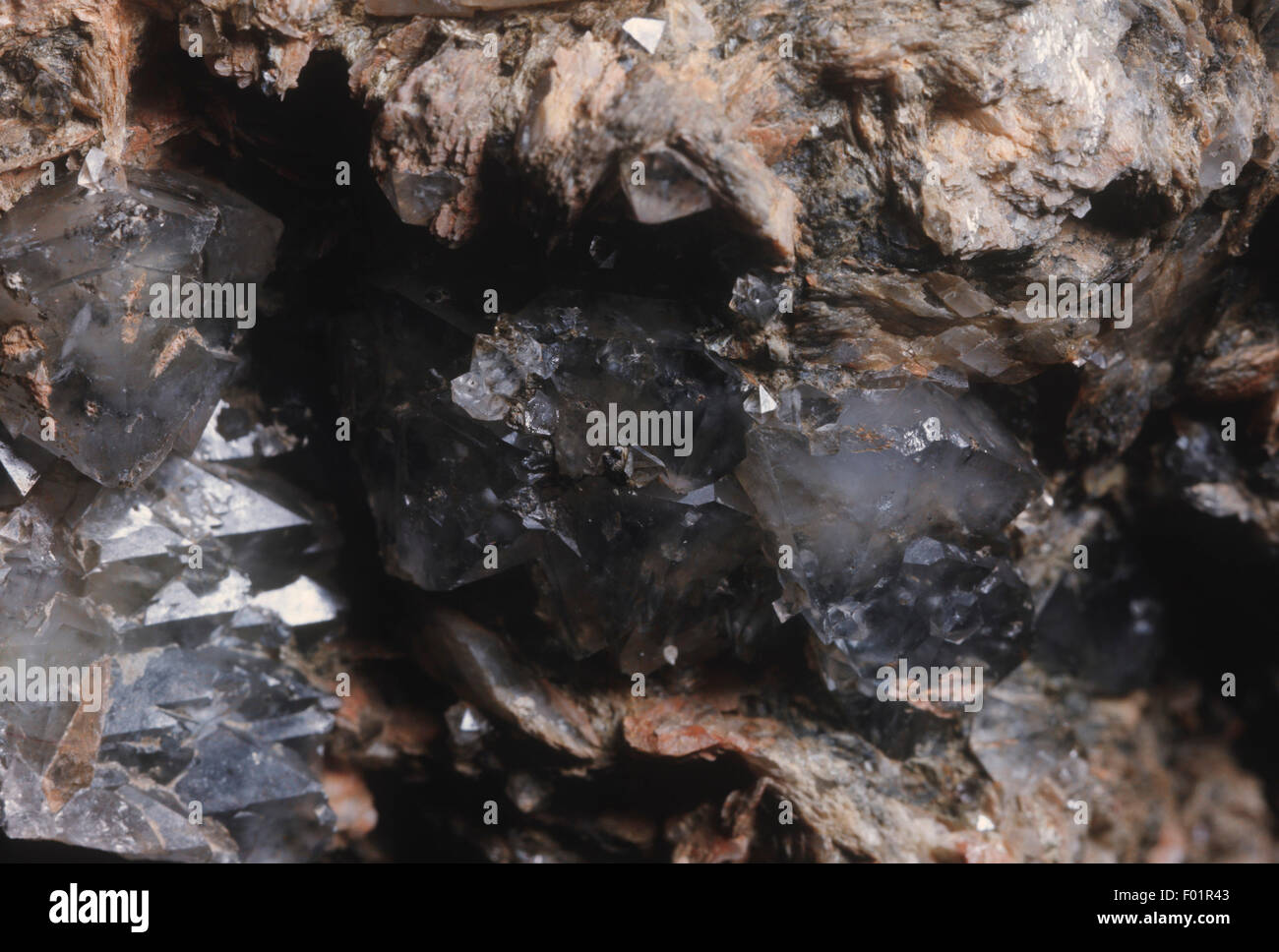 Geology mineralogy smoky quartz close up hi-res stock photography and ...