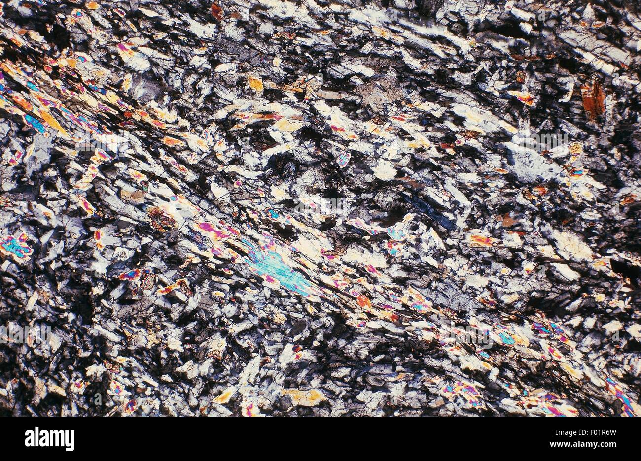 Hornblende Schist Thin Section