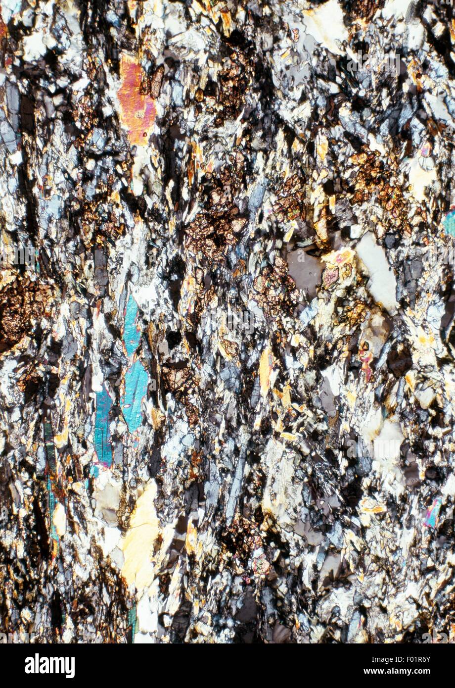 Glaucophane Thin Section