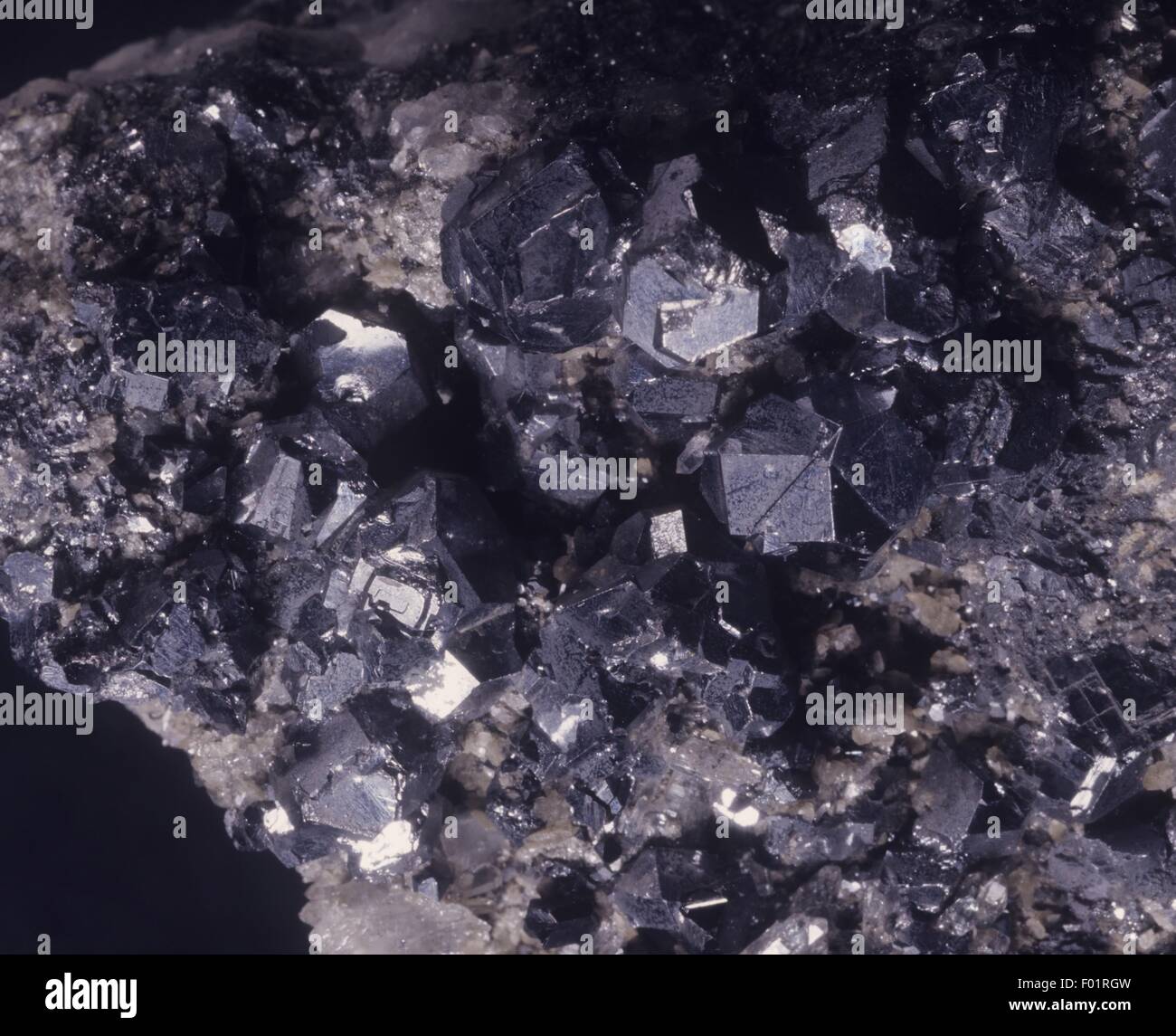 Galena crystal hi-res stock photography and images - Alamy