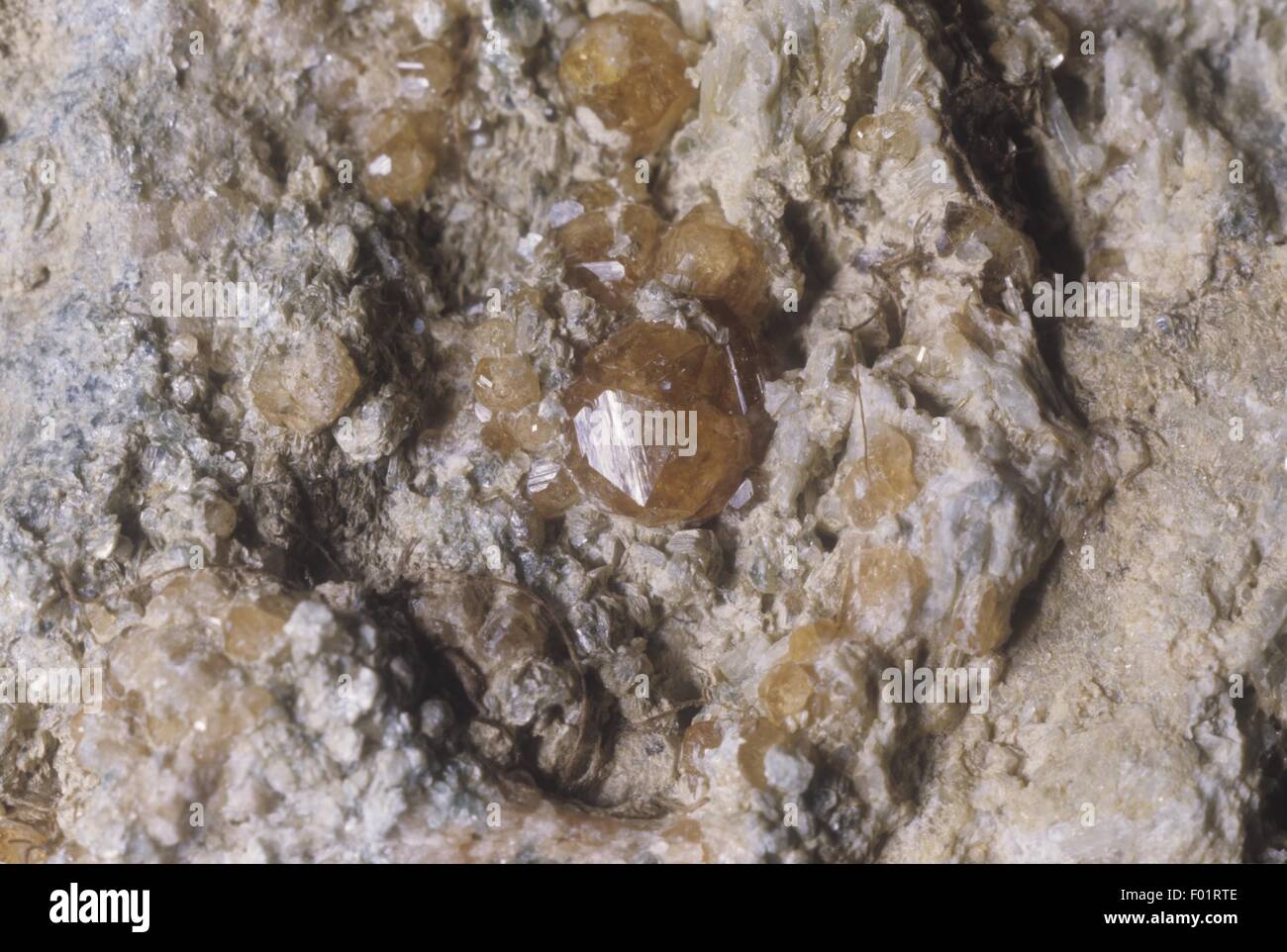 Yellow Hessonite, close-up Stock Photo - Alamy