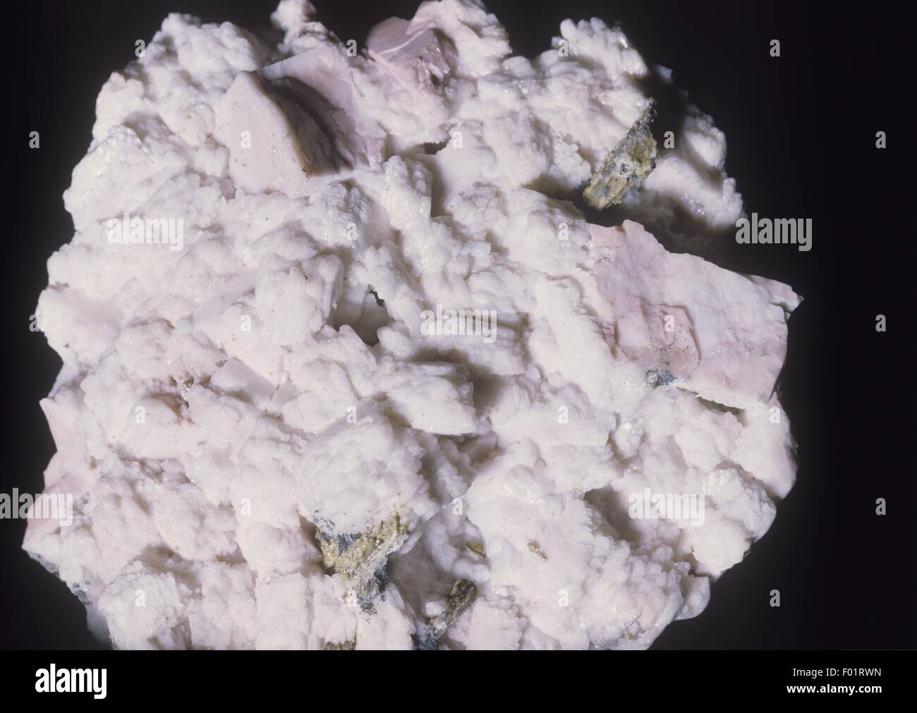 Orthoclase and Albite, close-up Stock Photo - Alamy