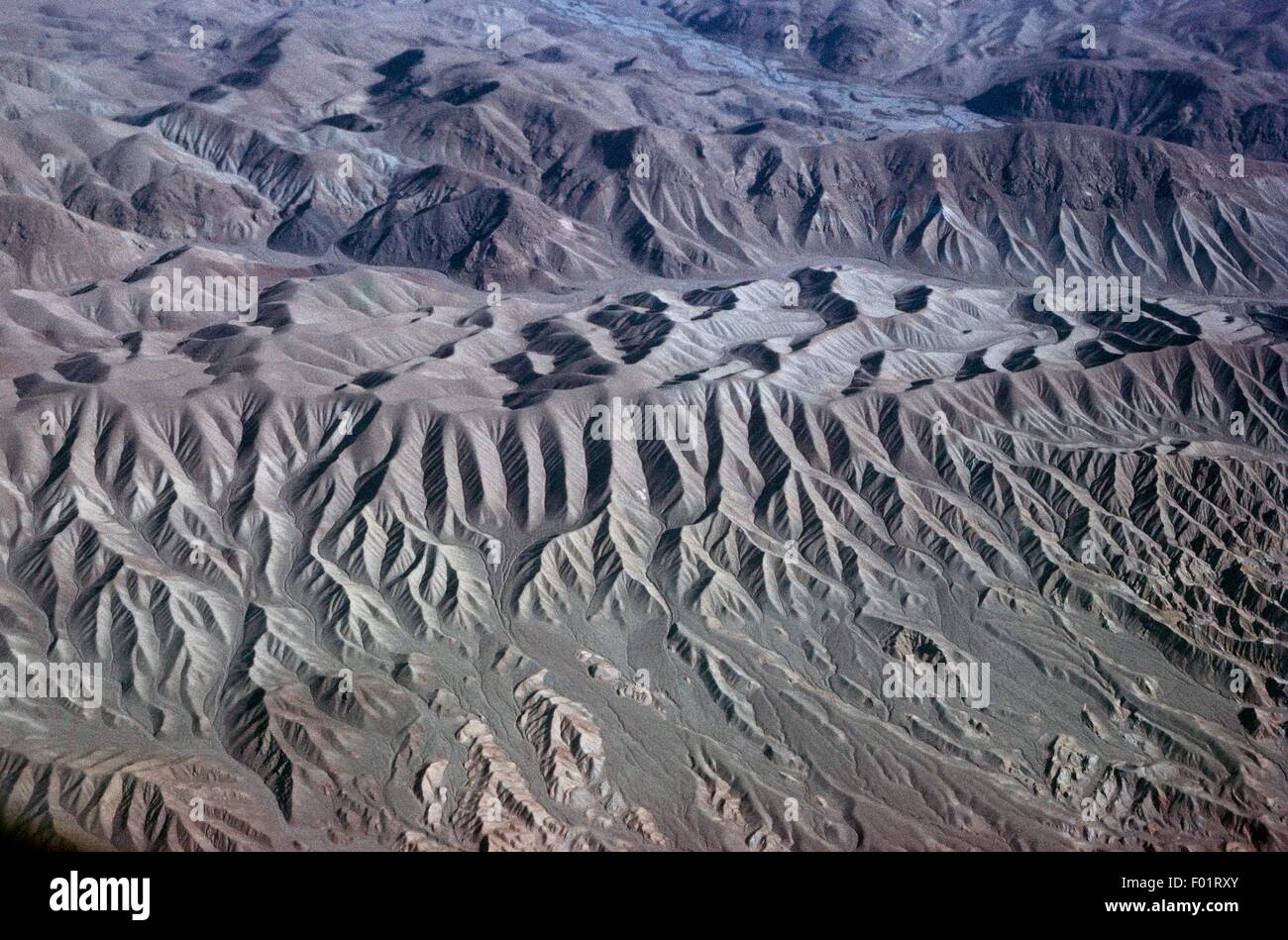Effects of rock erosion, Dasht-e Kavir Desert (Great Salt Desert ...
