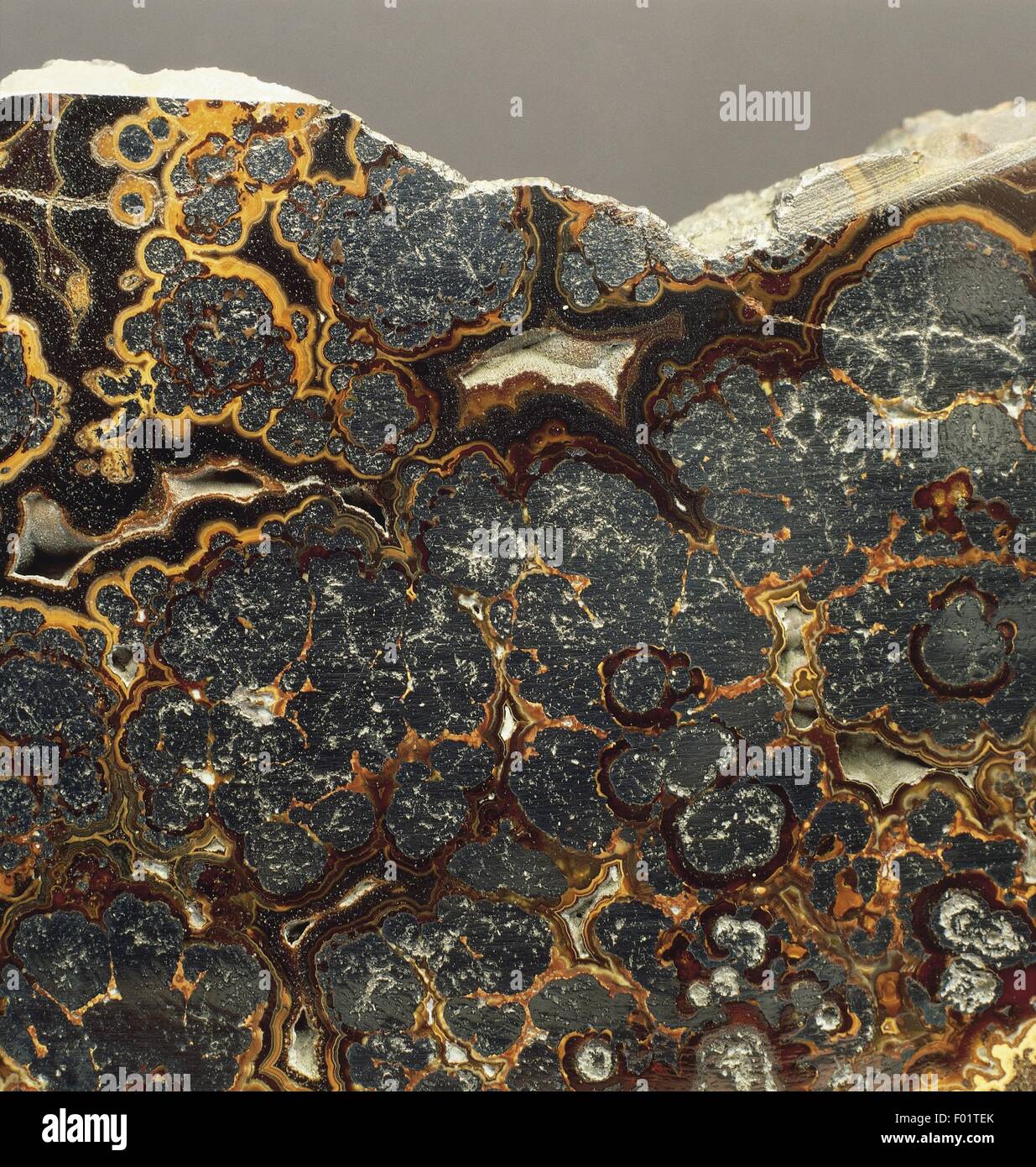 Minerals: Jordanite (Lead Arsenic Antimony Sulfide Stock Photo - Alamy