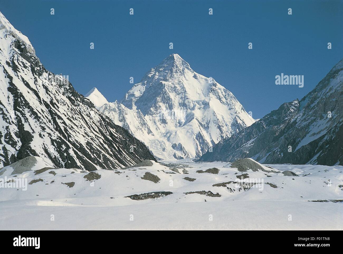 Pakistan - Karakoram Range - K2 Mountain (or Mount Godwin-Austen ...
