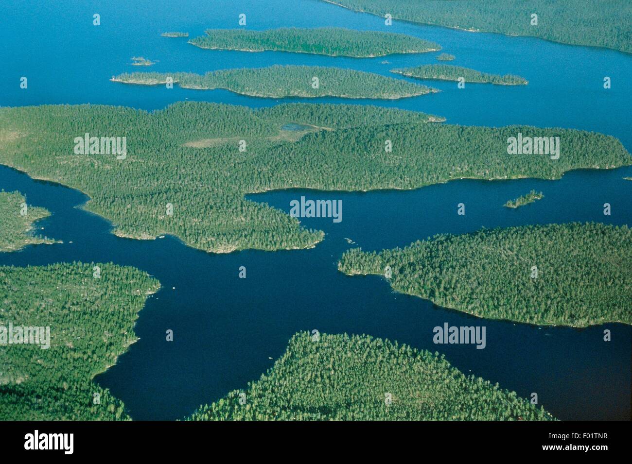 Finland - Lapland - Lake Inari Stock Photo - Alamy