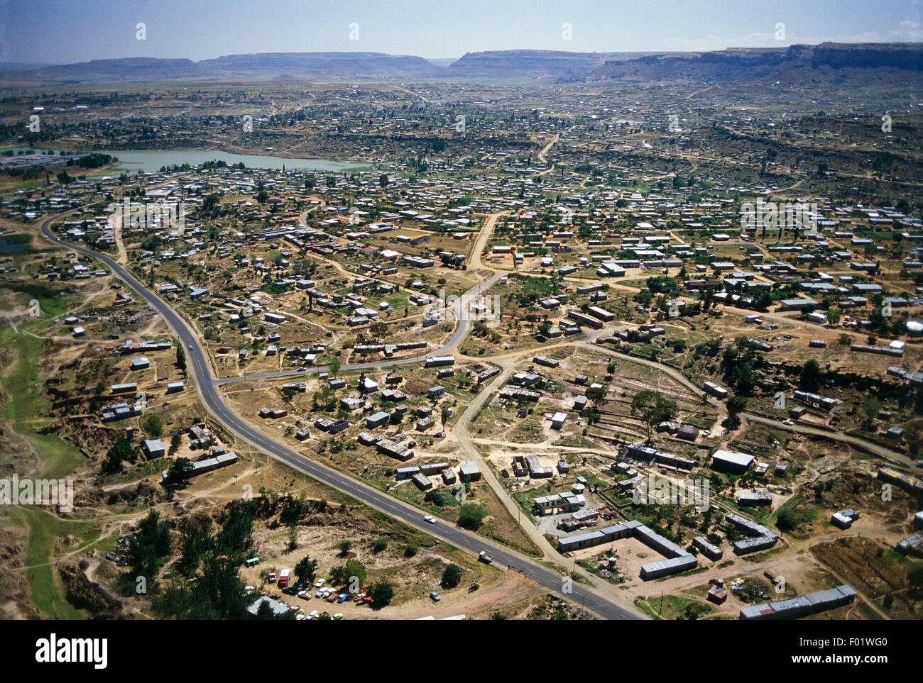 Aerial view of Maseru, Lesotho Stock Photo: 86093840 - Alamy