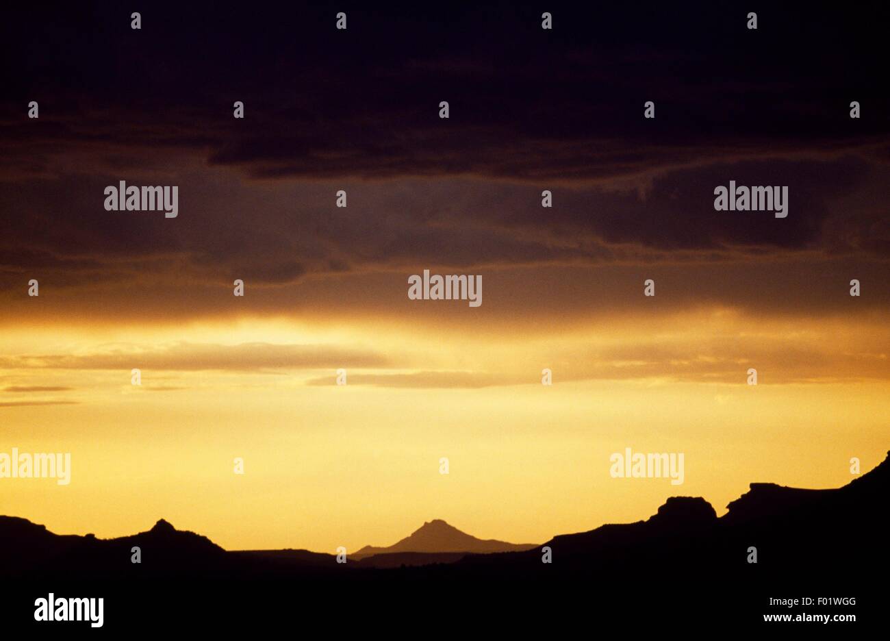 Clouds at sunset, Lesotho Stock Photo - Alamy