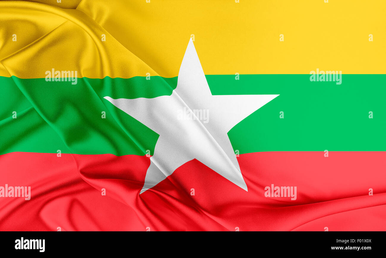 Union of burma flag hi-res stock photography and images - Alamy