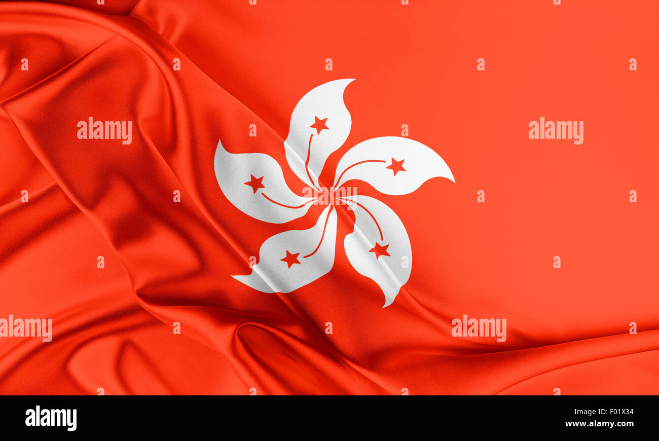 Hong Kong Flag Stock Photo - Alamy