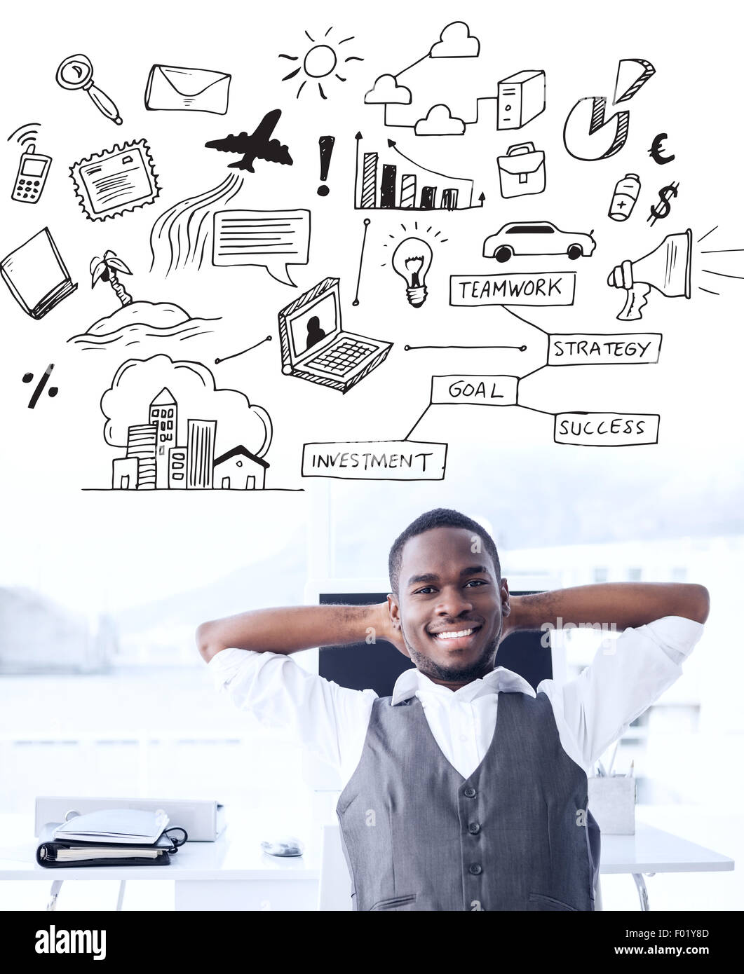 Composite image of brainstorm graphic Stock Photo - Alamy