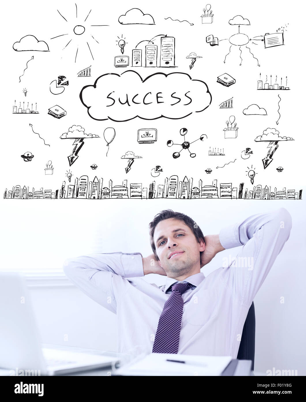 Composite image of success brainstorm Stock Photo - Alamy