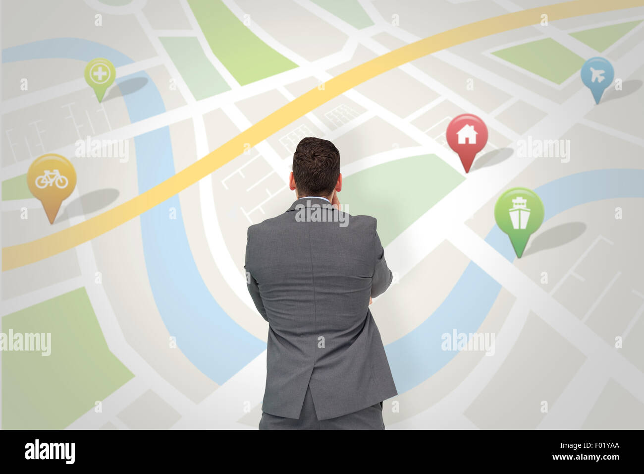 Businessman location hi-res stock photography and images - Alamy