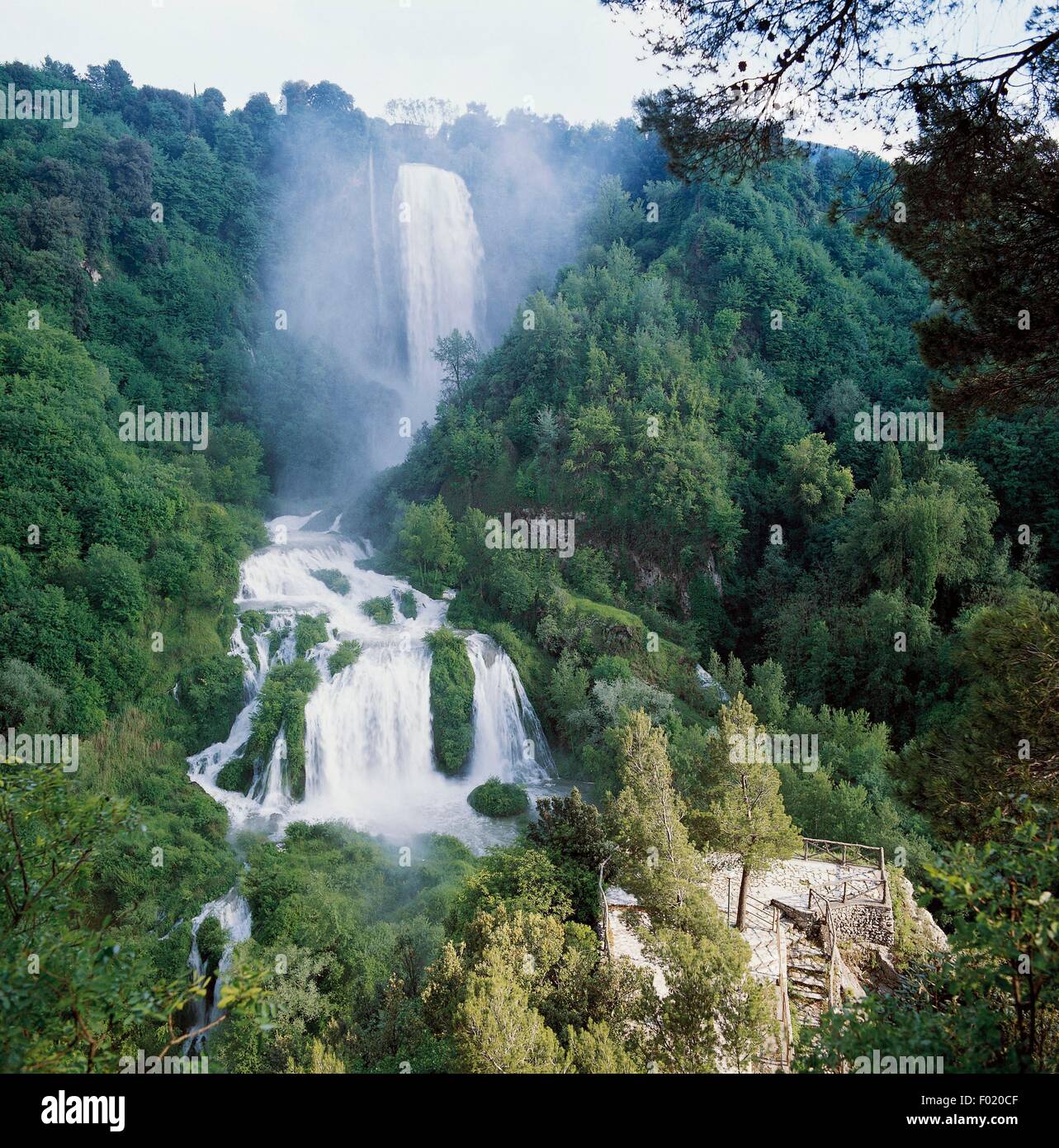 Marmore falls, near Terni, Umbria, Italy Stock Photo - Alamy