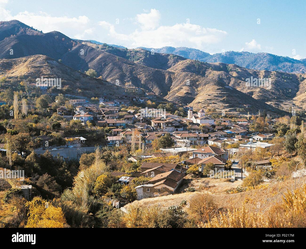 The village of Stroumbi, Paphos, Cyprus Stock Photo - Alamy