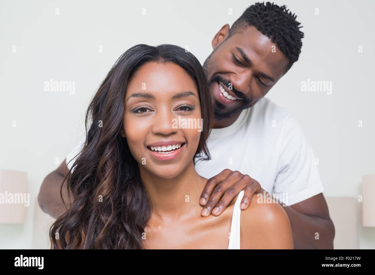 Happy romantic couple relaxing massage hi-res stock photography and ...