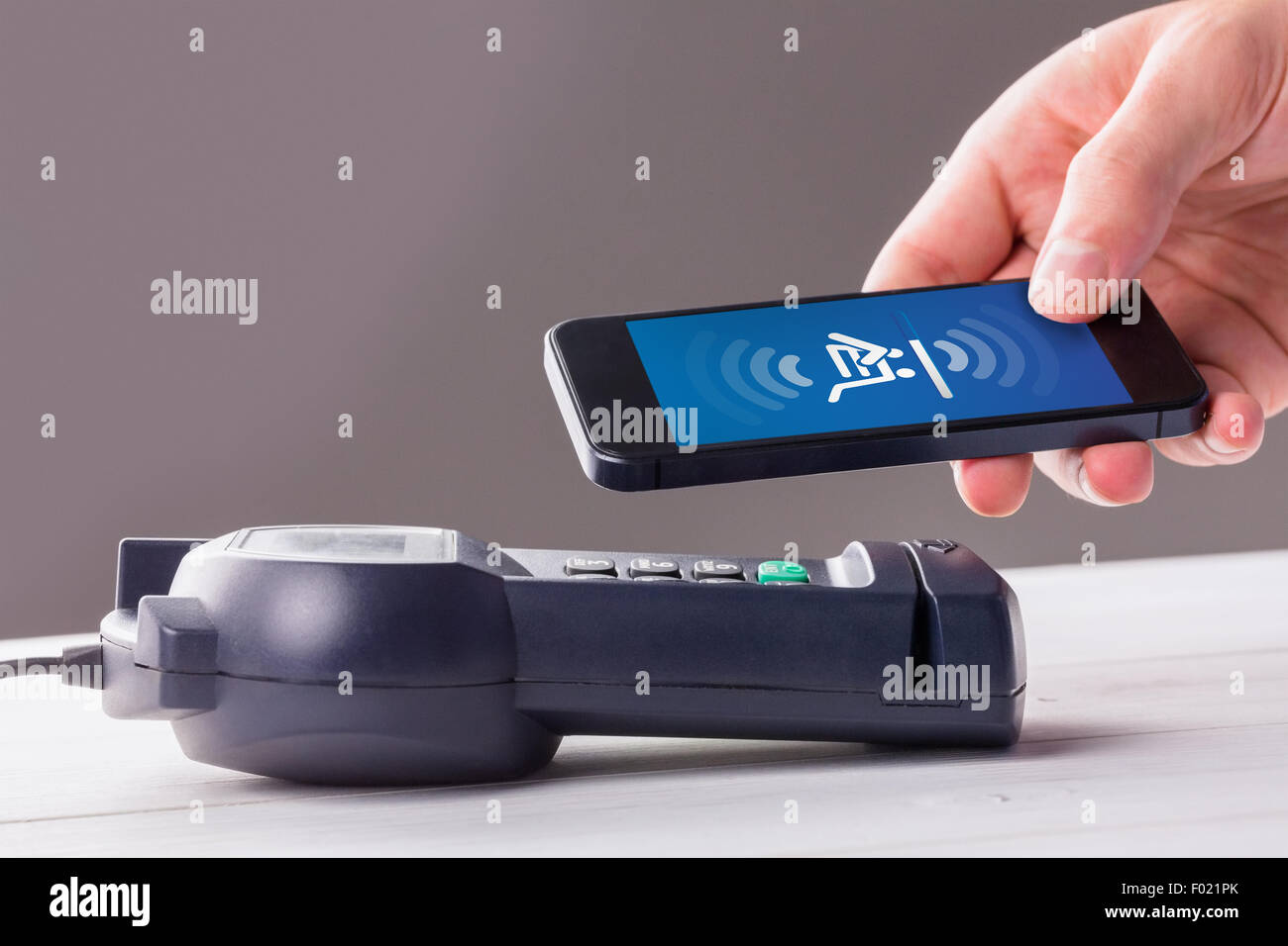Composite image of payment screen Stock Photo - Alamy