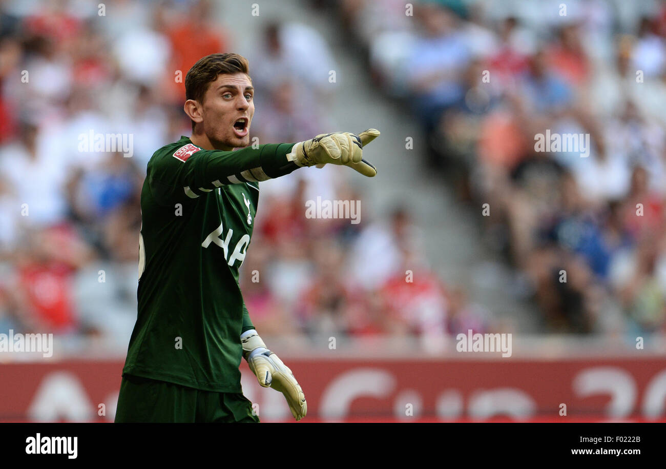 Munich, Germany. 5th Aug, 2015. Tottenham's goalkeeper Luke McGee ...