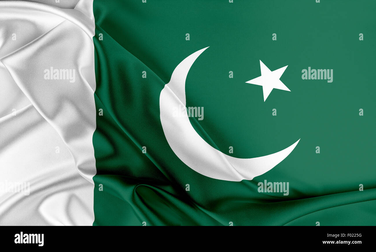 Pakistan flag flying hi-res stock photography and images - Alamy
