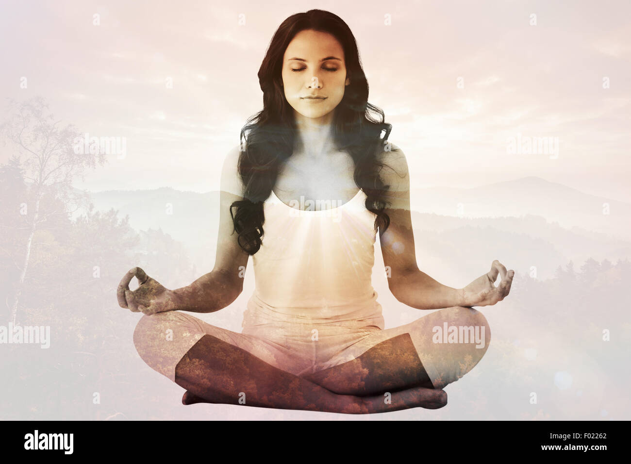 Pretty yoga hi-res stock photography and images - Alamy