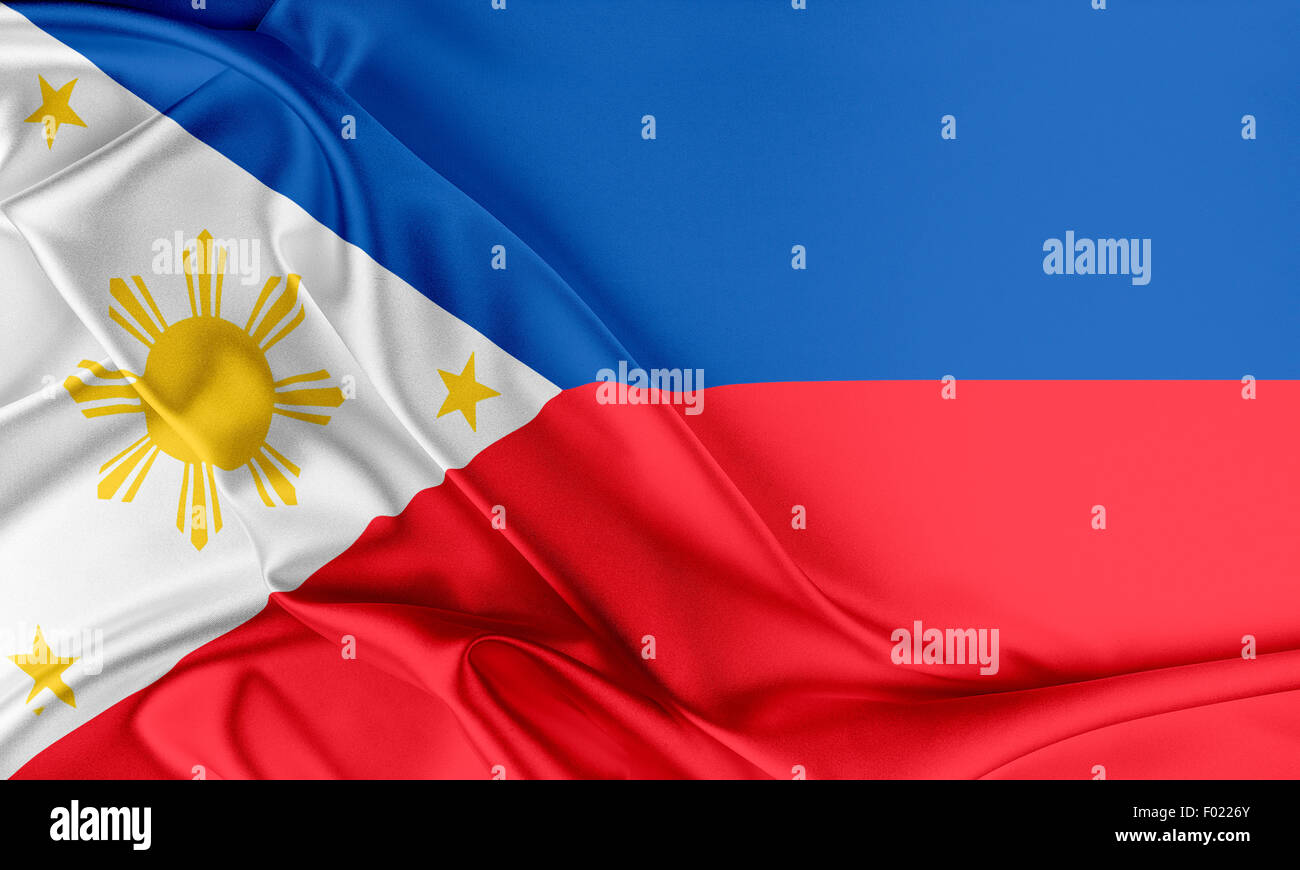 National flag of philippines waving hi-res stock photography and images ...