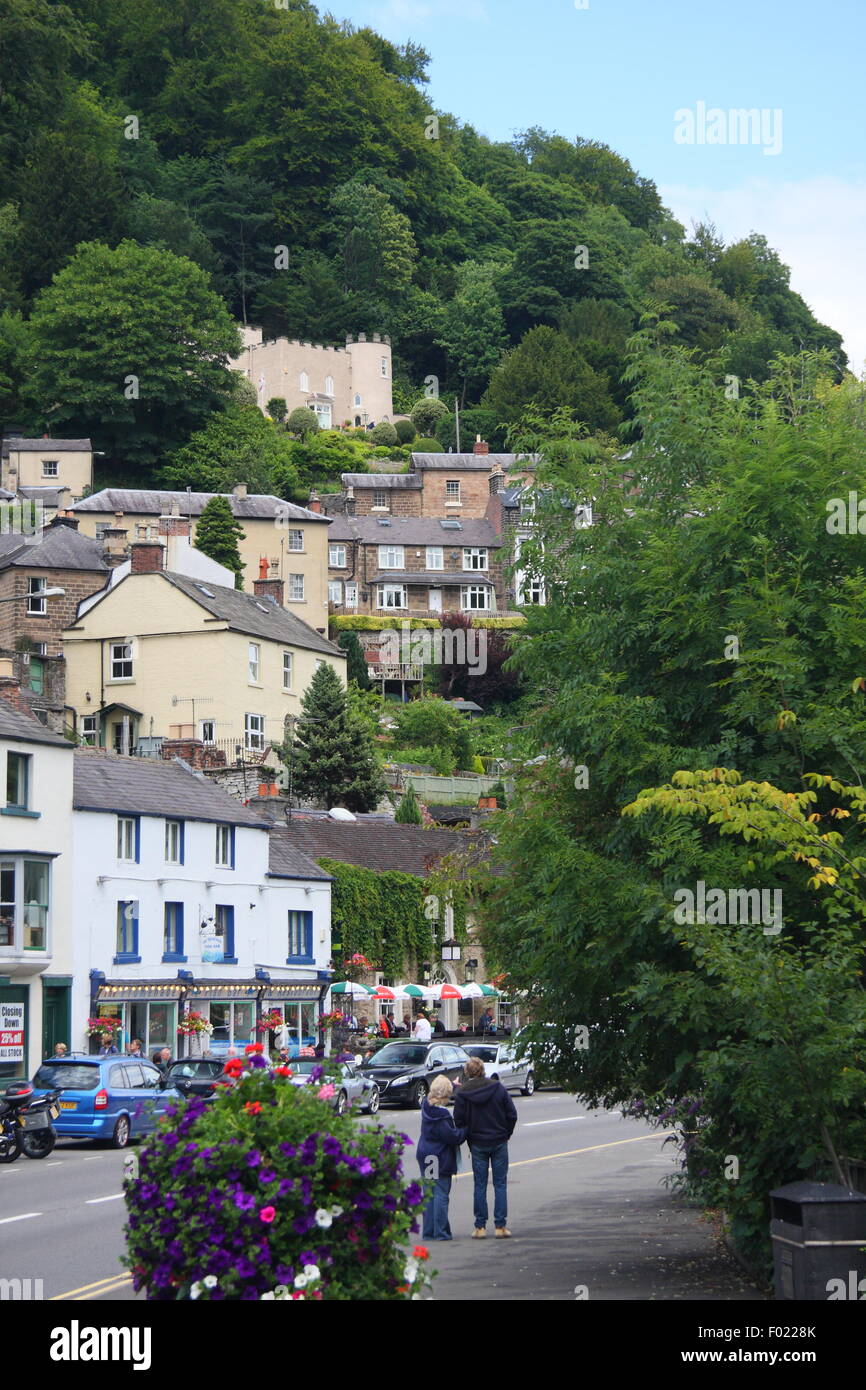 Matlock Bath in summer time, Derbyshire Dales, England UK Stock Photo ...